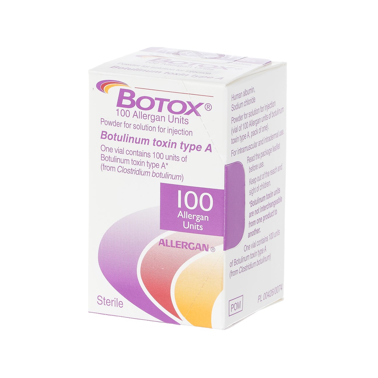 600010 : Botox Botulinum Toxin Type A Vials (100 units)