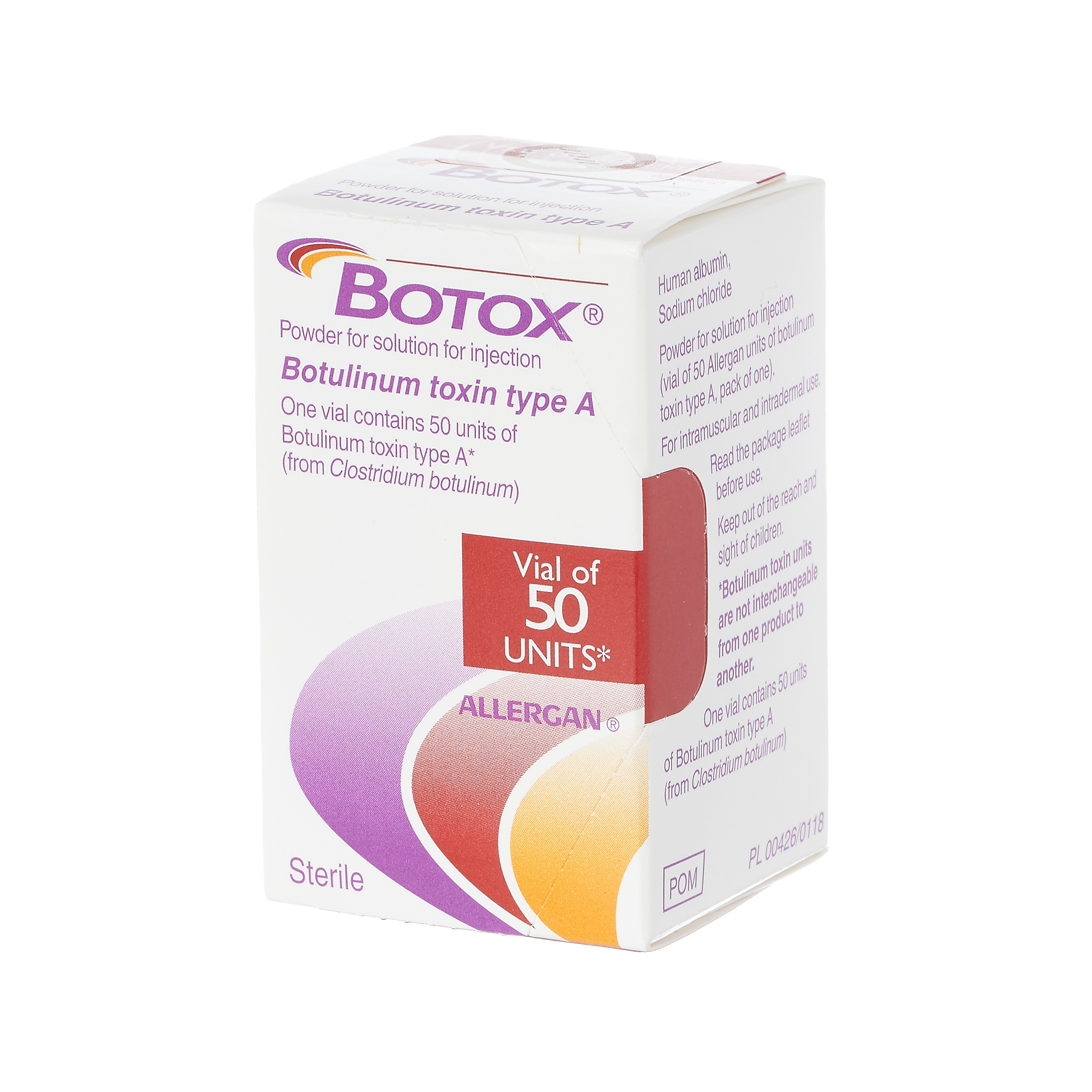 600011 : Botox Botulinum Toxin Type A Vials (50 units)