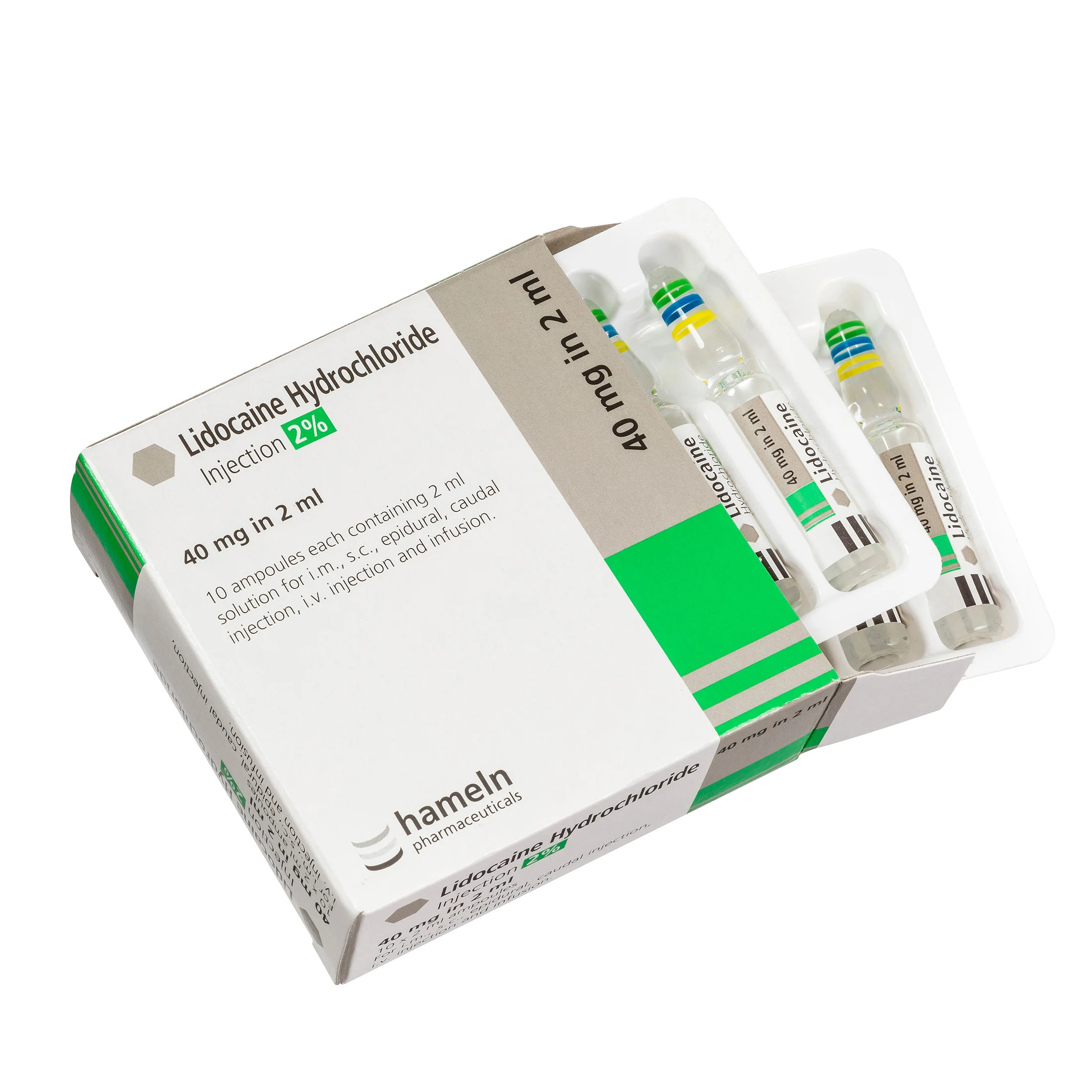 AAA350 : Lidocaine 2% 2ml Ampoules for Injection