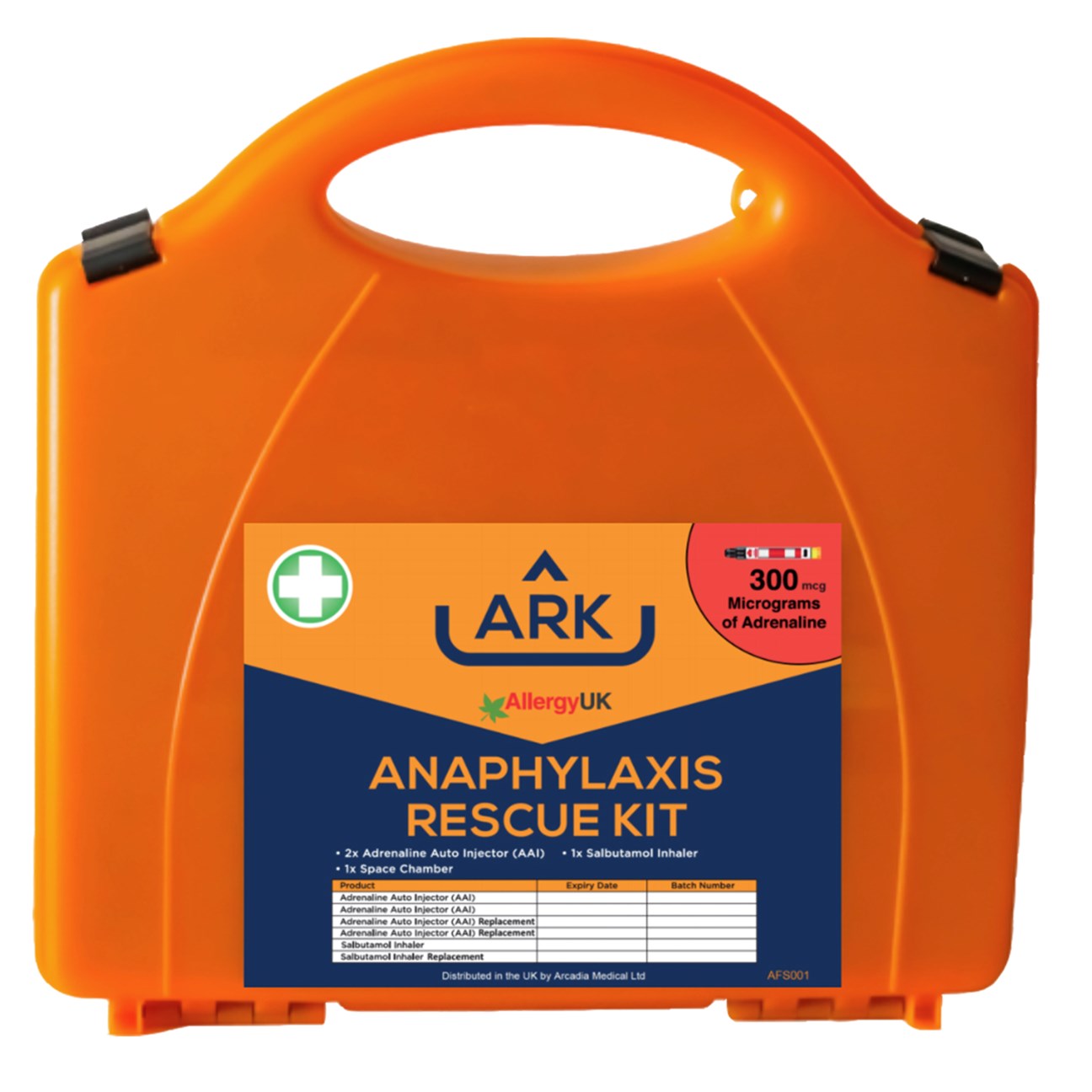 AEA004 : Anaphylaxis Rescue Kit 300mcg Adult