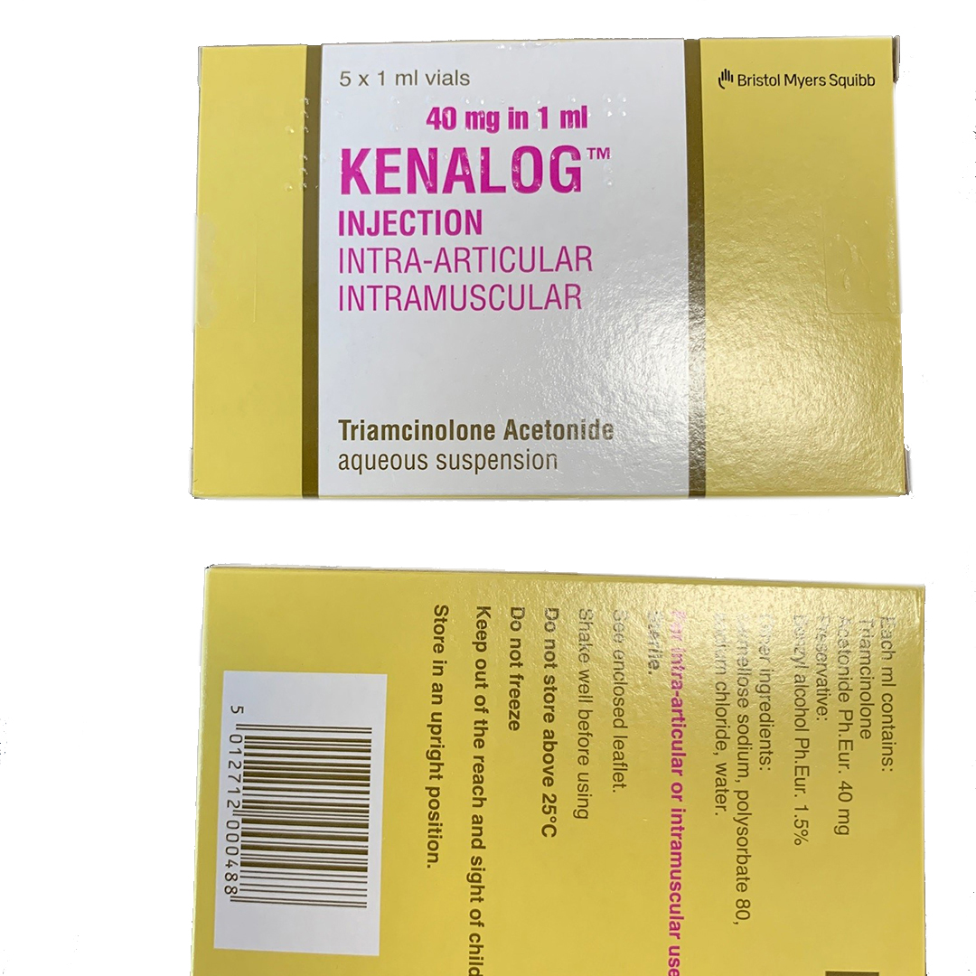 AEK011 : Kenalog (Triamcinolone) 40mg in 1ml x 5 vials
