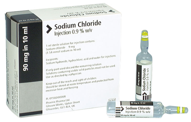 AGS010 : Sodium Chloride Injection B.P. 0.9% 10ml Ampoules