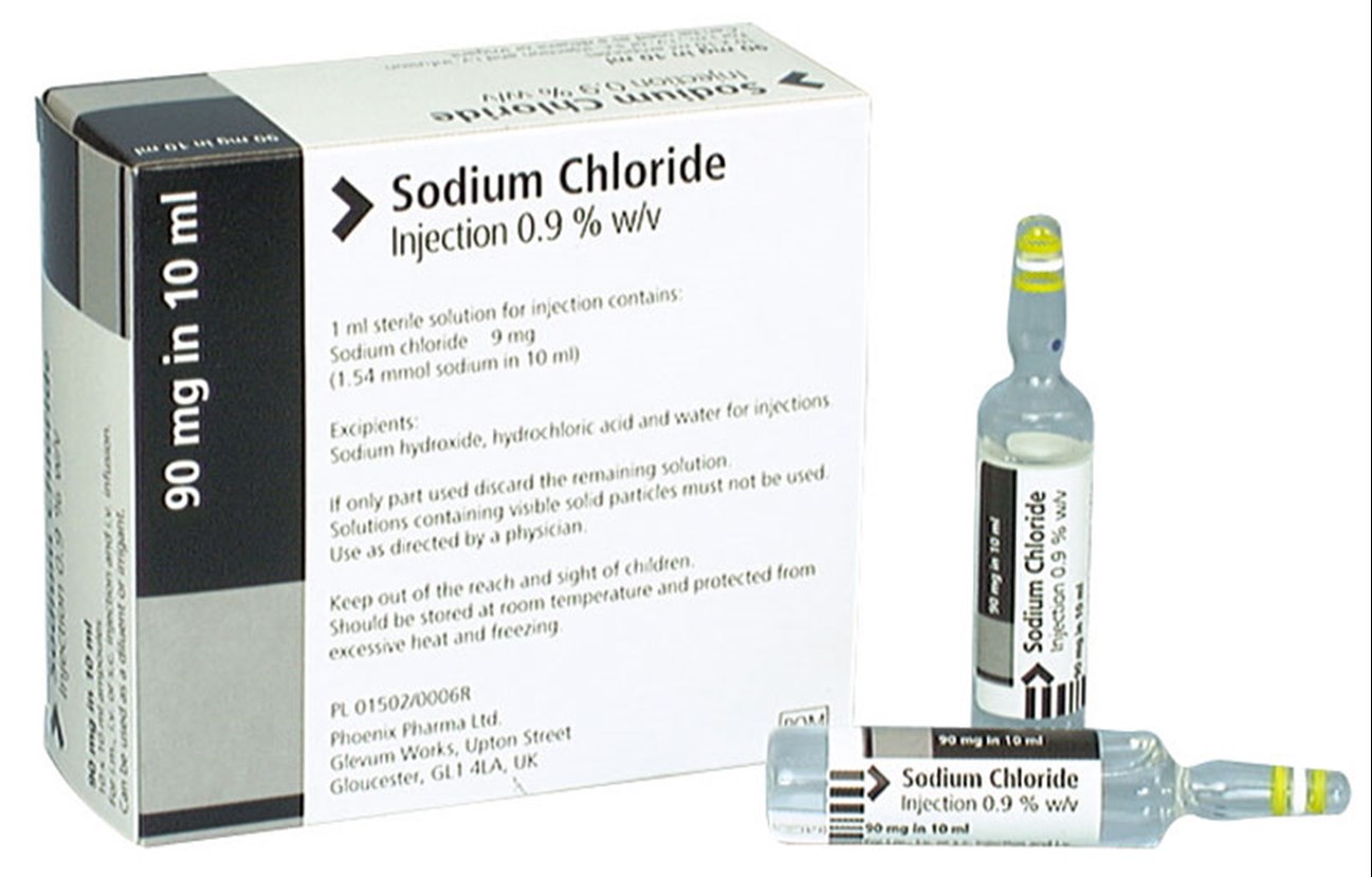 AGS010 : Sodium Chloride Injection B.P. 0.9% 10ml Ampoules