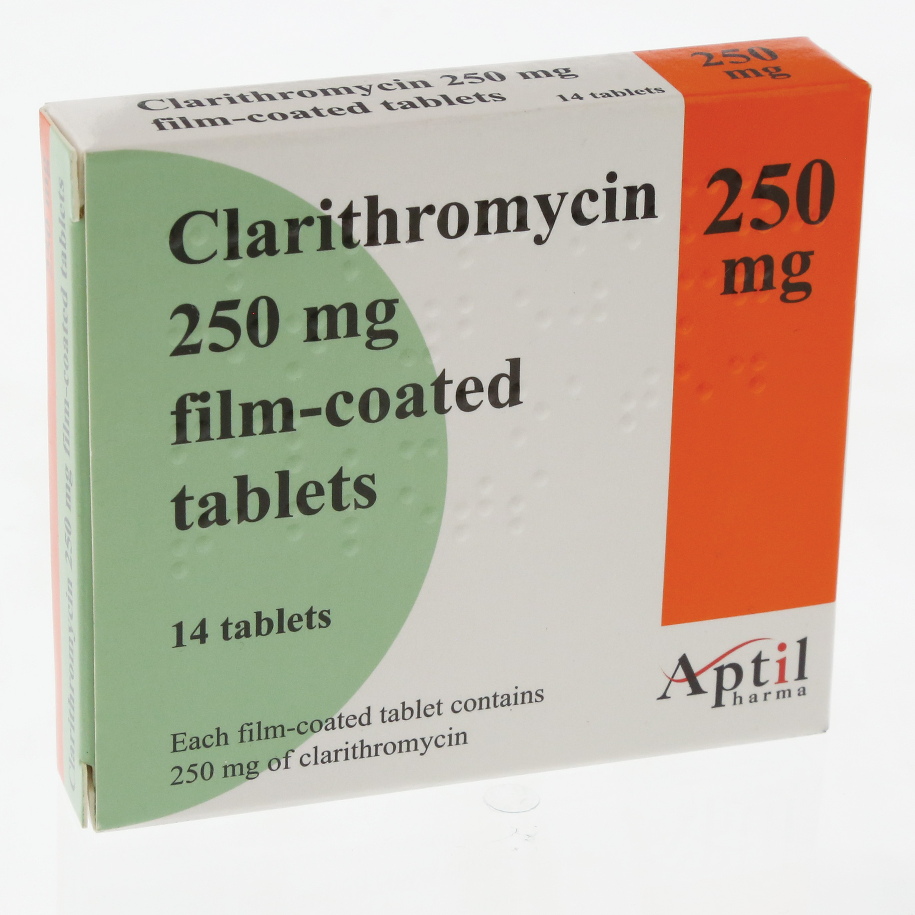 AMA000 : Clarithromycin 250mg Tablets Pack 14 250mg Tablets
