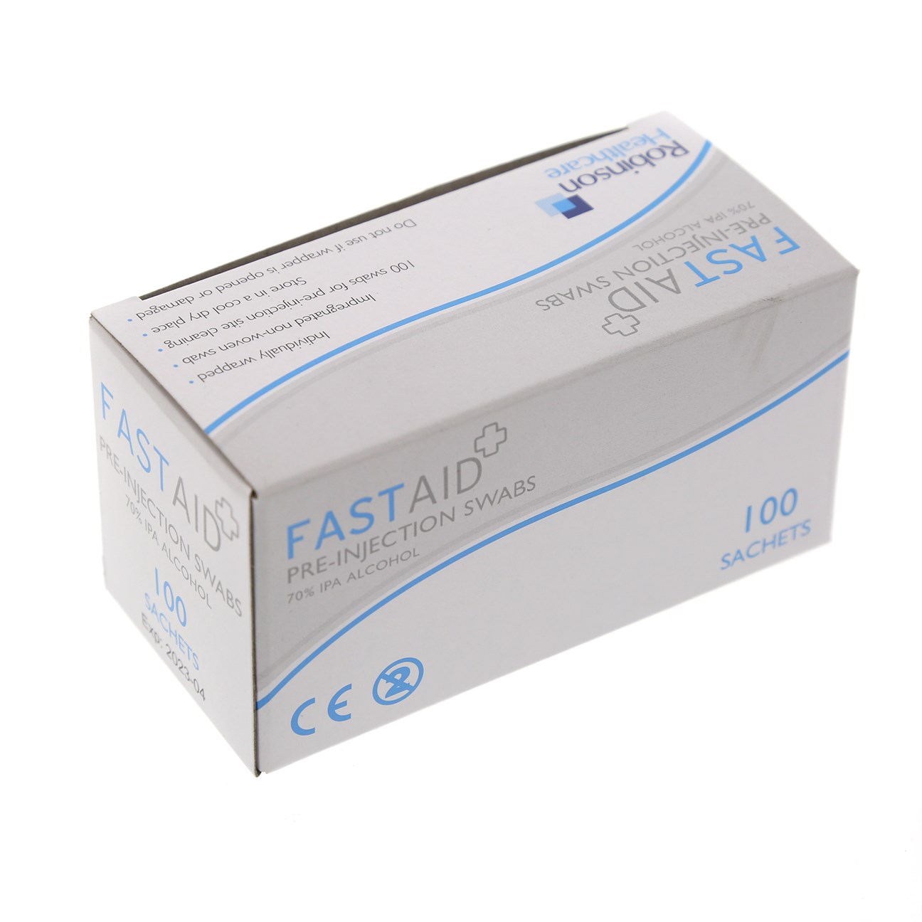 CCS600 : Fast Aid PreInjection Swabs 70% IPA Alcohol