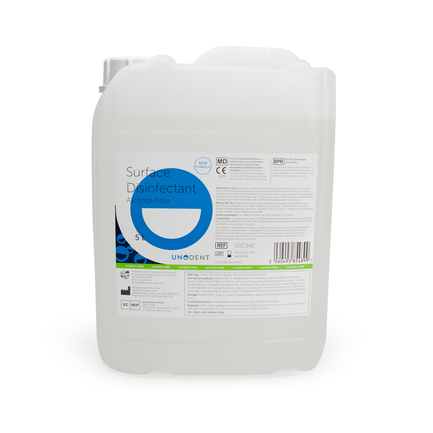 GSC342 : NEW Formulation AlcoholFree Hard Surface Disinfectant Spray ...